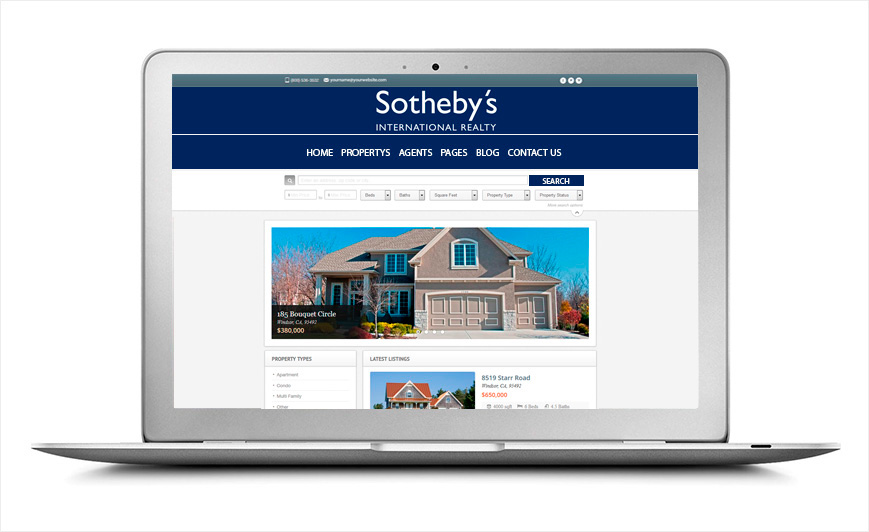 Sothebys Realty Websites - Realty Studio Design