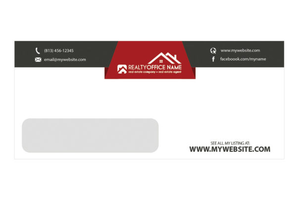 Real Estate Envelope Template | Realtor Envelope Template