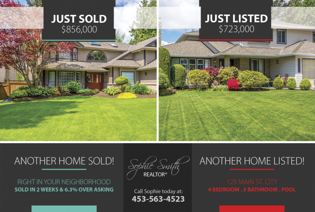 Real Estate Postcard Template | Realtor Postcard Template