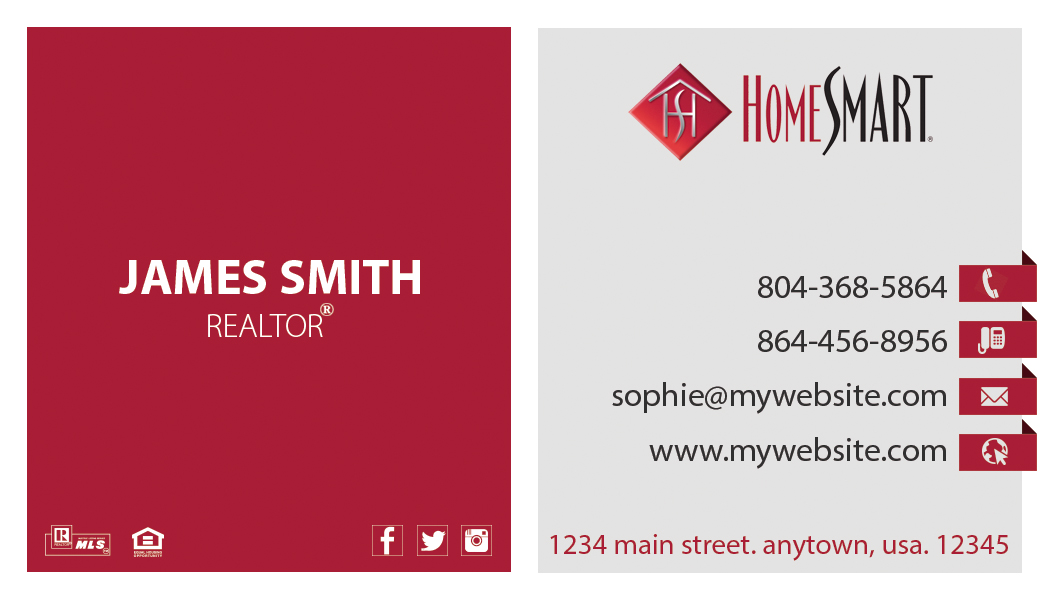 HomeSmart Business Cards 20 | HomeSmart Business Cards