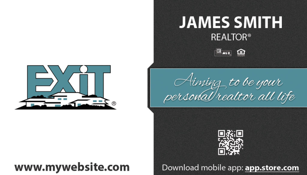 Exit Realty Business Card 17 | Exit Realty Business Card Template 17