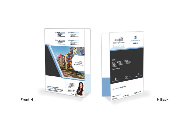 Real Estate Folder 07 | Real Estate Folder Template 07, Realtor Folder 07