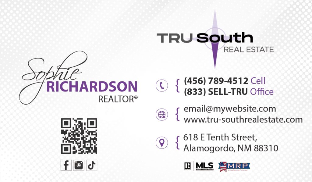 Tru South Real Estate Cards 03 | Tru South Real Estate Business Cards