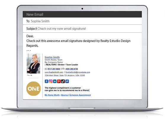 Realty One Group HTML Email Signatures | Clickable Email Signatures