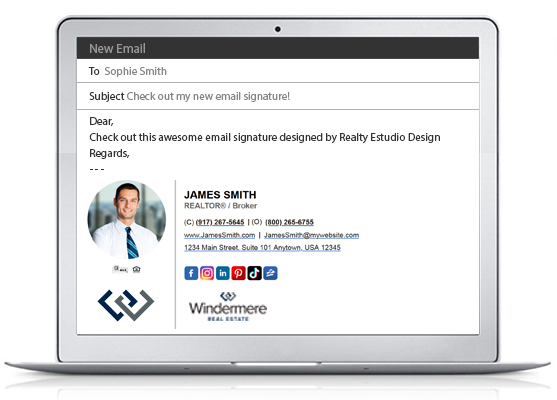 Windermere Real Estate HTML Email Signatures | Clickable Signatures